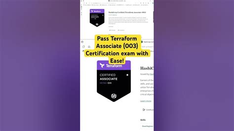 Pass Terraform Associate 003 Certification Exam With High Score Terraformassociate Terraform