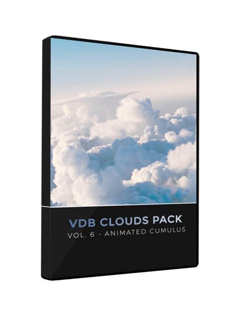 Vdb Clouds Pack 6 Animated Cumulus The Pixel Lab