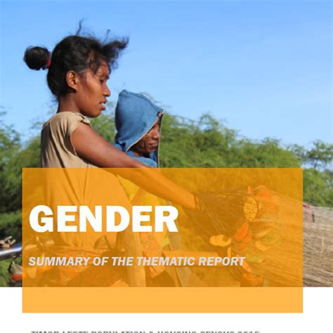 Census 2015 Summary Of The Thematic Report Gender Inetl Ip