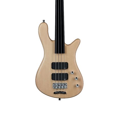 Warwick Rockbass Streamer Standard 4 String Bass Fretless Natural