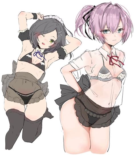 Shiranui And Kuroshio Kantai Collection Drawn By Chigasaki Yukari Danbooru