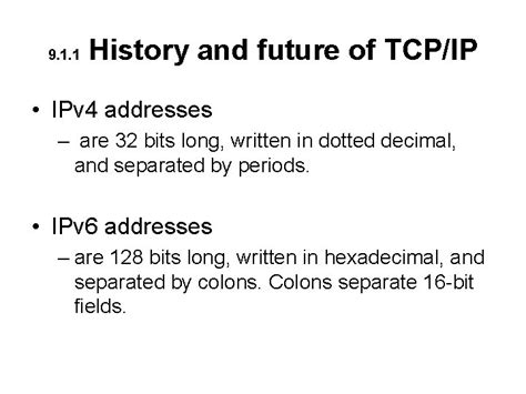 Chapter 9 Introduction To Tcpip The Tcpip Model