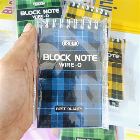 Jual BLOCK NOTE SPIRAL KIKY A7 BUKU NOTEBOOK SAKU KECIL Shopee Indonesia