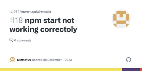 Npm Start Not Working Correctoly Issue Raj Mern Social Media GitHub