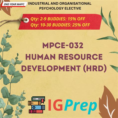 Mpce032 Human Resource Development Hrd Best Online Classes For Ignou Ma Psychology