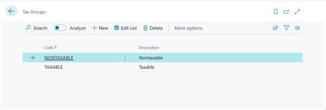 Tax Setup In Microsoft Dynamics Business Central For USA