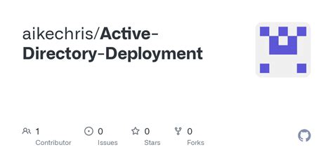 Github Aikechrisactive Directory Deployment