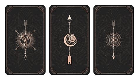 기하학적 기호 그런지 텍스처 및 프레임이있는 세 가지 어두운 배경의 벡터 세트입니다 추상기하학적 기호와 선으로 그려진 신성한 신비한 표지판 0명에 대한 스톡 벡터 아트 및