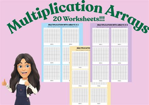 Mash 3rd 4th Class Multiplication Worksheets Arrays