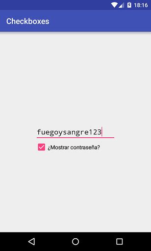 usar checkbox controles en android