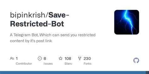 Save Restricted Botmainpy At Main · Bipinkrishsave Restricted Bot