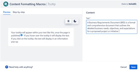 How To Add Tooltips In Confluence Cloud 5 Simple Steps