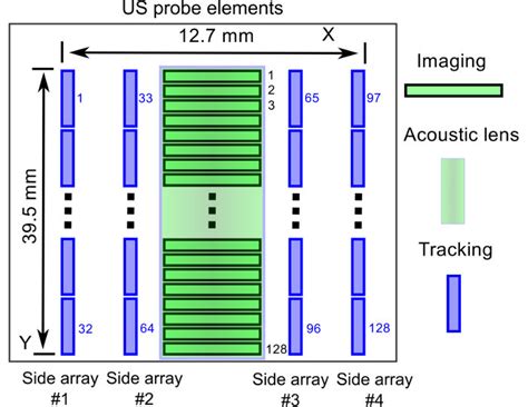Transducer Element Layout Of The Custom Ultrasound Imaging Probe A Download Scientific Diagram