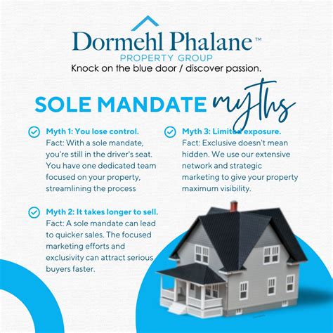 Debunking Sole Mandate Myths Dormehl Phalane Property Group