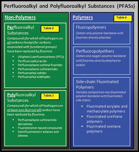Perfluoroalkyl And Polyfluoroalkyl Substances In The Environment Terminology Classification