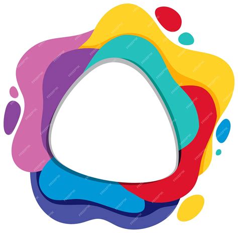 Premium Vector Colorful Abstract Liquid Shapes Design