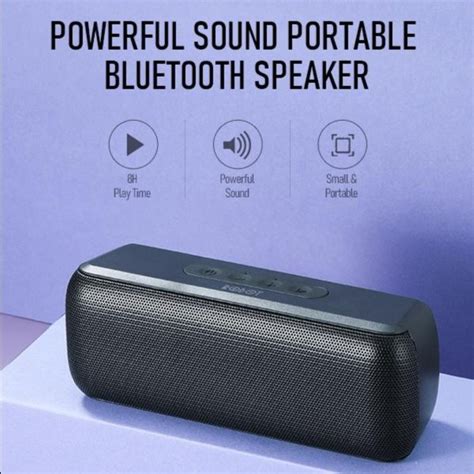 Jual Speaker Bluetooth Robot Rb220 Portable 5 0 Black Original Shopee Indonesia