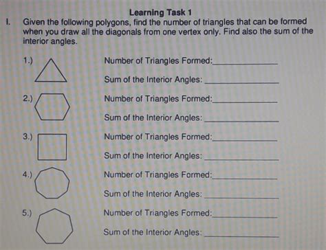solved learning task 1 i given the following polygons find the