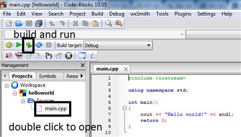 Executing C C Programs With Code Blocks On Windows 7 Xp Vista