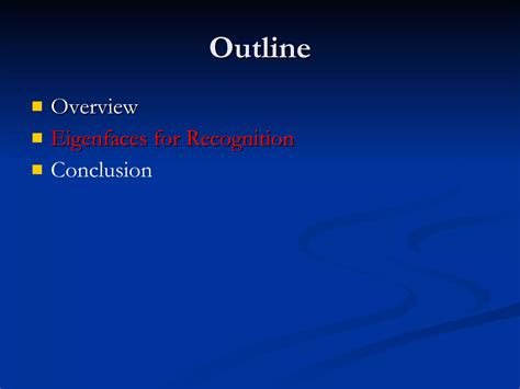 Eigenface For Face Recognition Ppt Physics Science