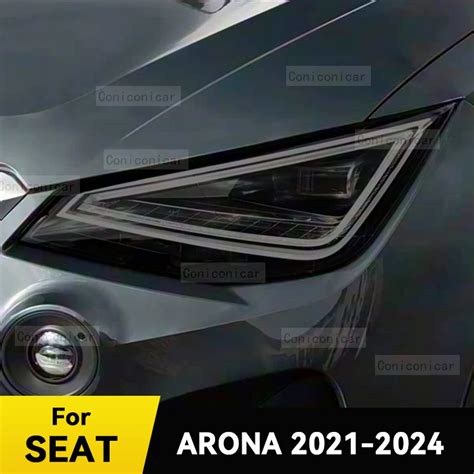 For Seat Arona 2021 2024 Car Headlight Protective Cover Film Front