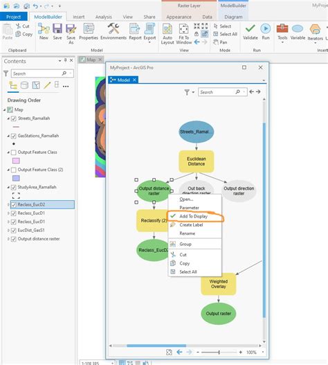 arcgis pro 2 5 how to get the “add to display” op esri community