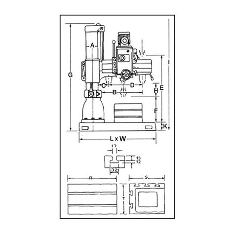 Rd 900 Industrial Radial Drill 3 Phase 400v Excel Machine Tools