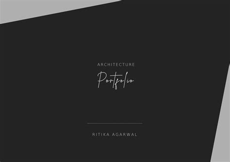 Ritika Agarwal Architecture Portfoliocv By Ritika Agarwal Issuu
