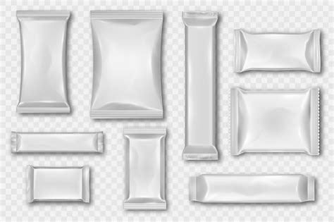 3d 패키지 초콜릿 바 팩 모형입니다 포장지의 흰색 흐름입니다 스낵 파우치 웨이퍼 및 비스킷용 플라스틱 패킷 현실적인 사탕 포장