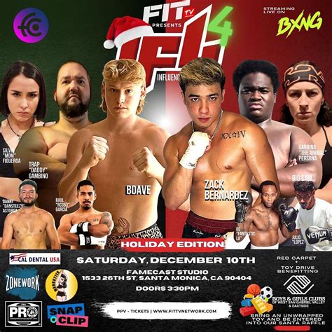 Influencer Fight League 4 “holiday Edition