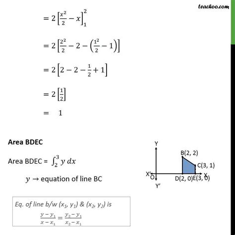 question 7 using integration find area bounded by triangle 1 0