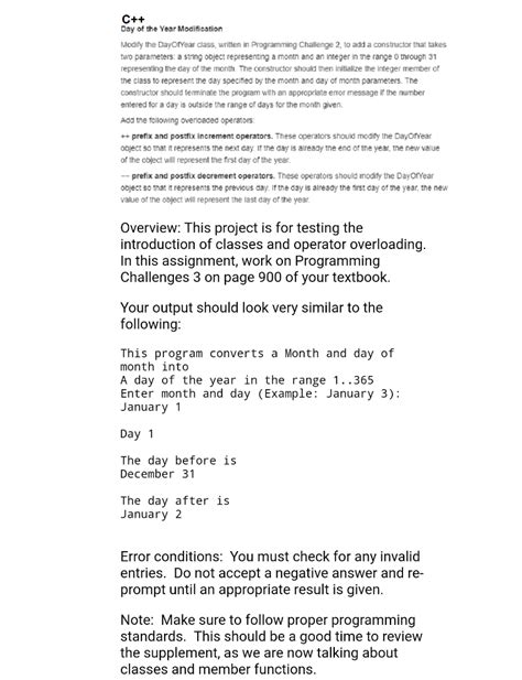 solved c day of the year modification modify the dayoryear
