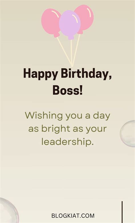 150 Happy Birthday Wishes For The Best Boss Ever Blogkiat