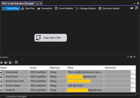 Automate Email Sending Using SSIS Script Task