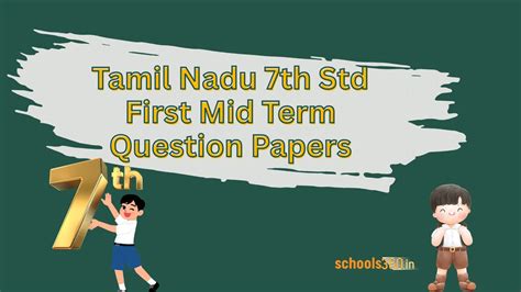 6th Std First Mid Term Question Papers 2025 Pdf