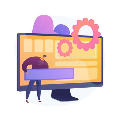 Software Development Company Abstract Concept Vector Illustrations