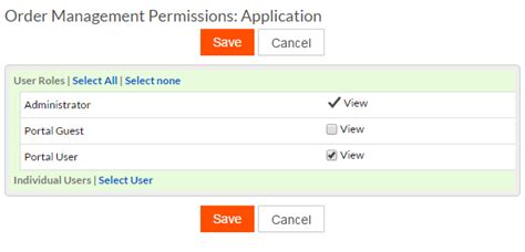 Application Permissions
