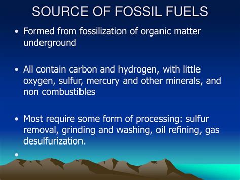 PPT FOSSIL FUELS AND FOSSIL ENERGY PowerPoint Presentation Free Download ID 3324703
