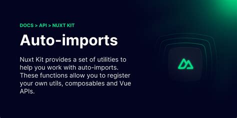 自动导入 · Nuxt Kit Nuxt 中文