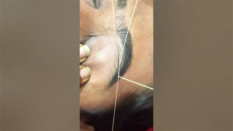 Eyebrows Threading Tutorialeyebrows Threading Tutorial Youtube