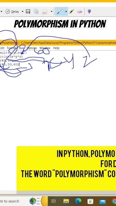 Full Video Posted Polymorphism In Python Explained In Tamil Python Tutorial For Beginners