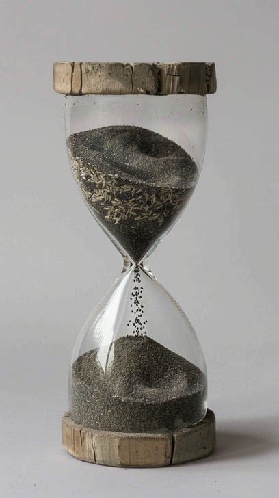 free hourglass time passing image download at stockcake