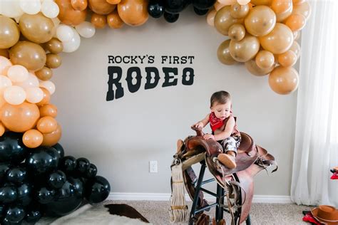 Host The Ultimate My First Rodeo Birthday Party