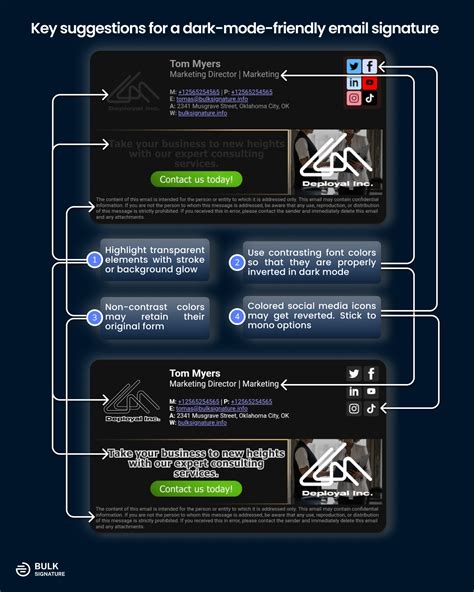 How To Optimize Email Signatures For Dark Mode BulkSignature