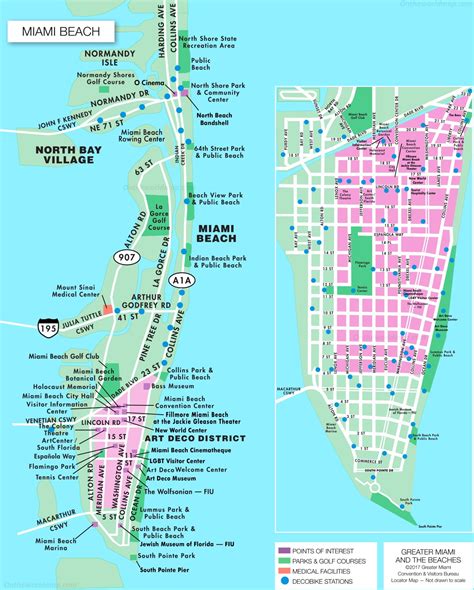 Map Of Miami Beach Hotels