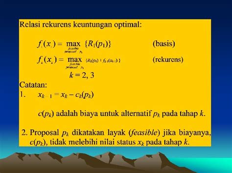 Program Dinamis Dynamic Programming Program Dinamis Program Dinamis