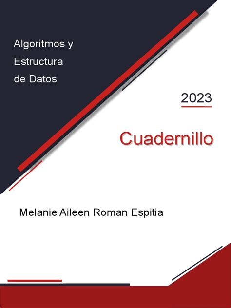 Algoritmos Y Estructura De Datos Pdf Algoritmos Lenguaje De