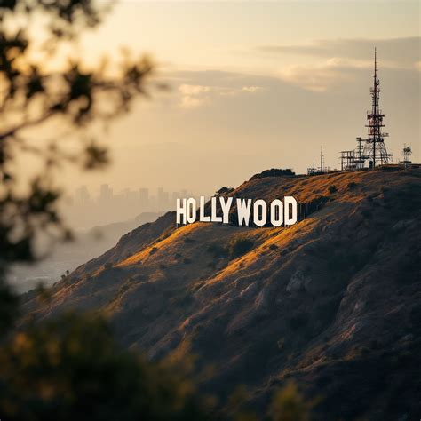 Free Iconic Hollywood Sunset Image Hollywood Sunset Landmark