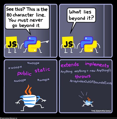 80 character line · ProgrammerHumor.io