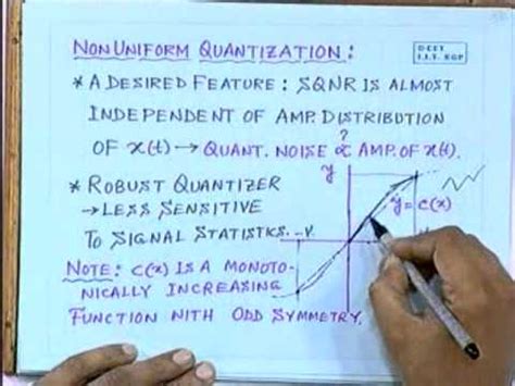 15 Non Uniform Quantization Companding YouTube